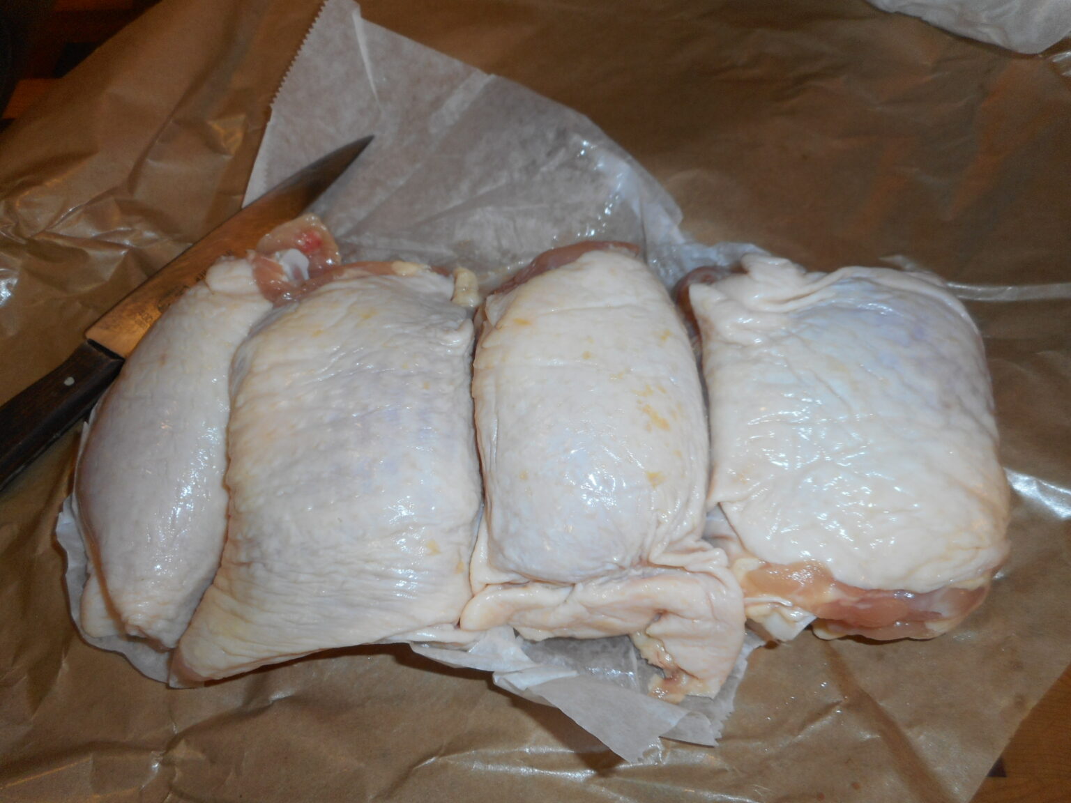 Boning Chicken Thighs - Diabetic Chef's Recipes